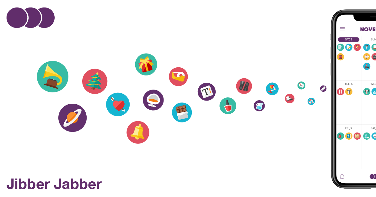 Jibber Jabber - Social Calendar App by Monty Adams - Indiegogo