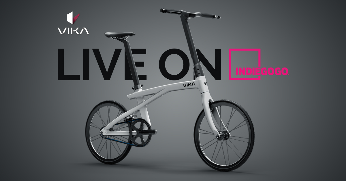 VIKA - Ultra lightweight carbon fiber folding bike by Kevin Amsel ...