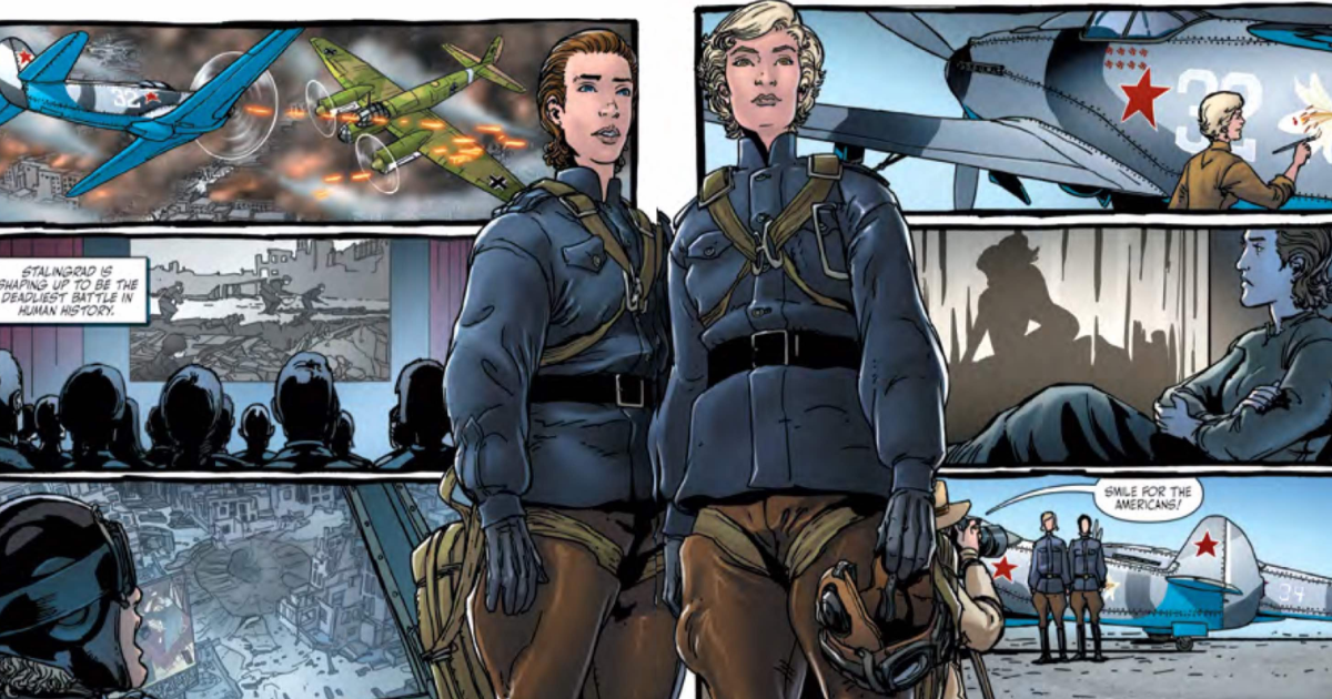 White Lily #3 Relaunch - WW2 Female Fighter Pilots by Preston Poulter ...