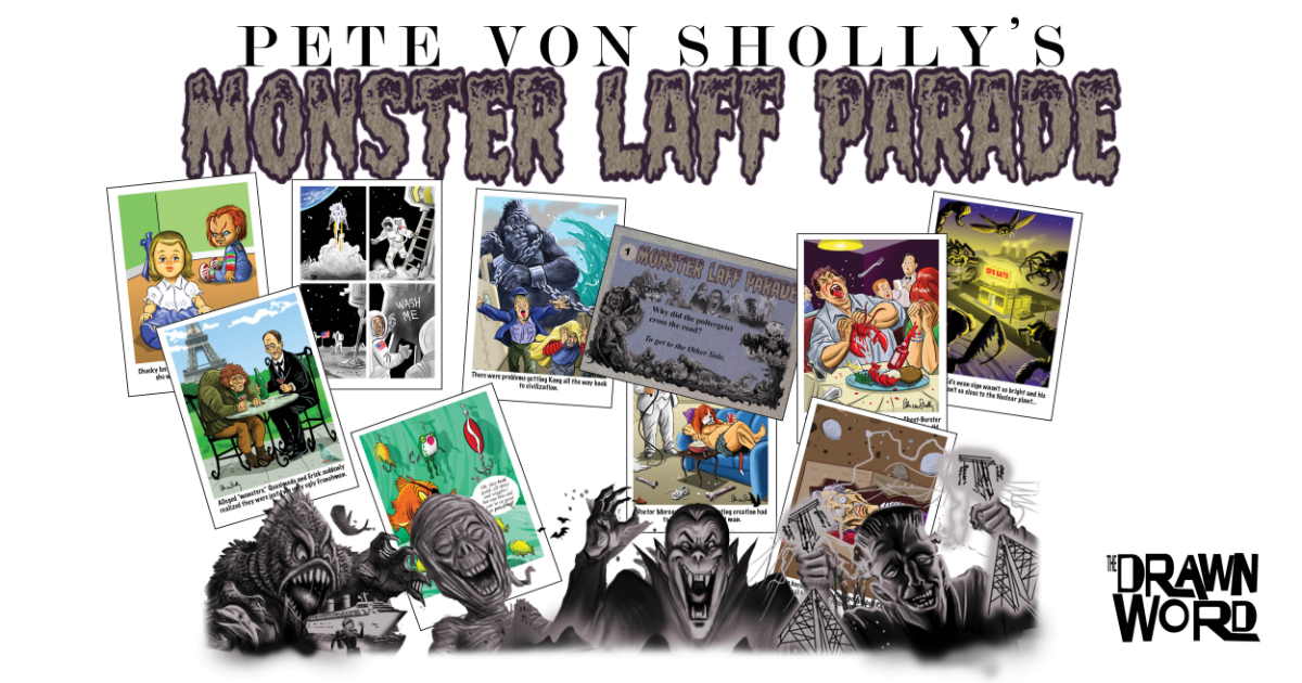 Von Sholly's Monster Laff Parade trading cards by Christopher Irving ...
