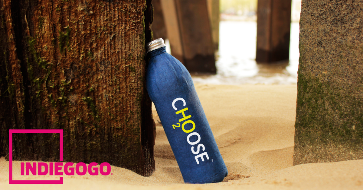 Choose Water's Plastic-less Bottle. by James Longcroft - Indiegogo