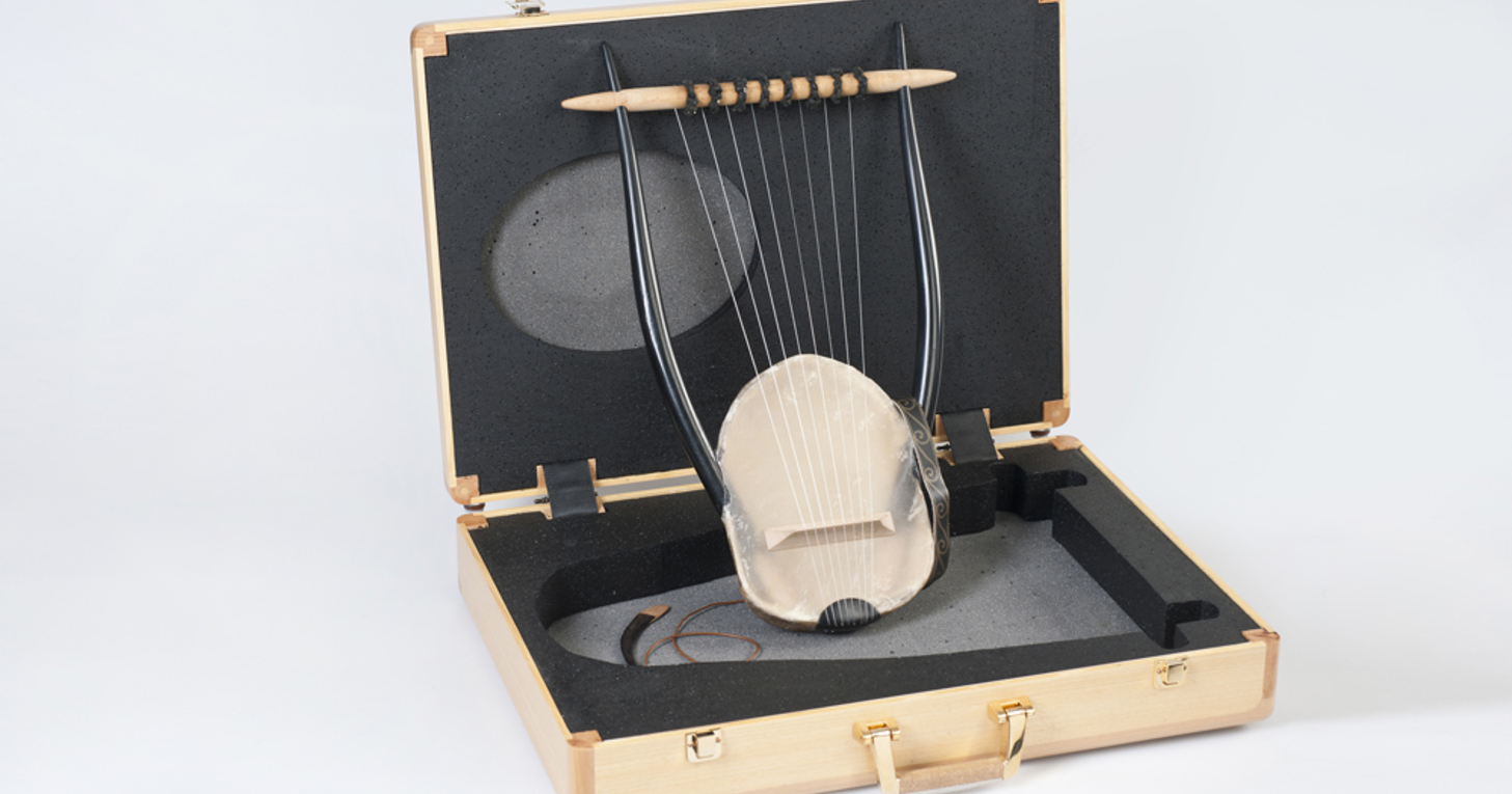 The recreation of ancient Greek Lyre of Apollo by Michalis Georgiou ...