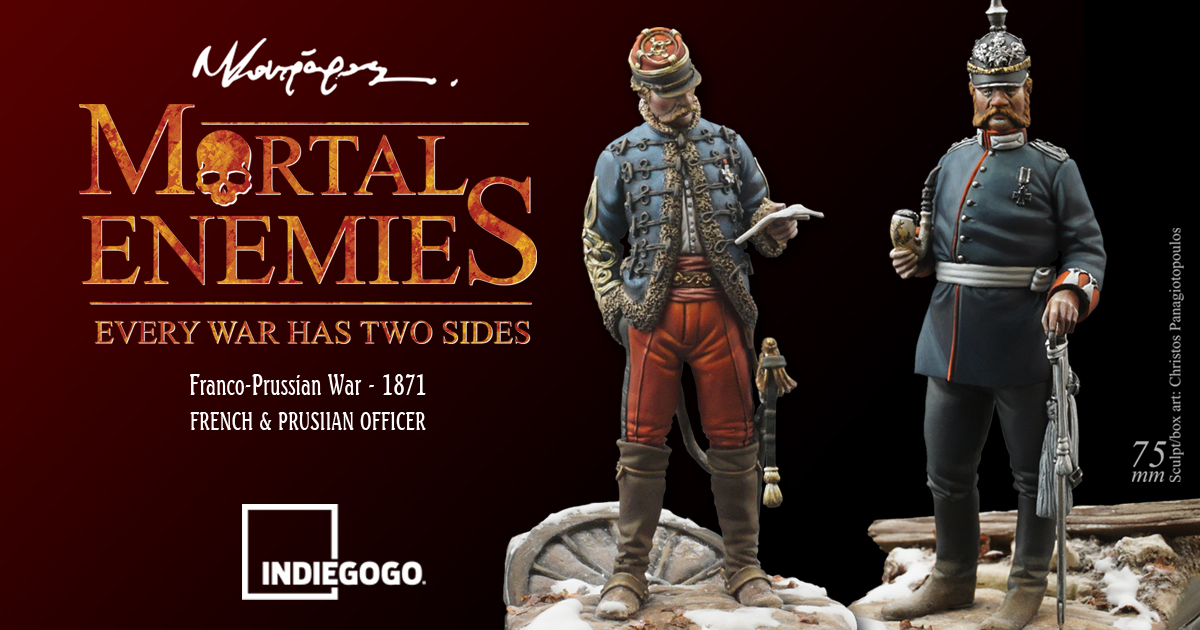 Mortal Enemies-Franco Prussian war-miniatures by Michael Kontraros ...