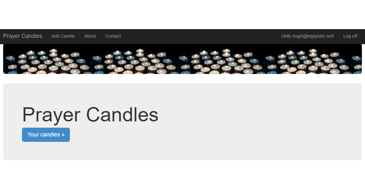 Prayer Candles: Light a virtual prayer candle by Hugh Bayer - Indiegogo