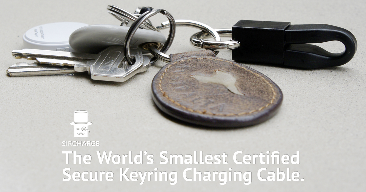 World's Smallest Certified Keyring Charging Cable by . MagTunes ...