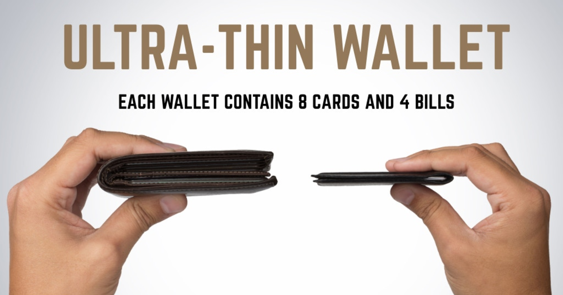 Stealth Wallet: Ultra-Thin & Strong 8 Card Wallet by Steve Schmidt ...