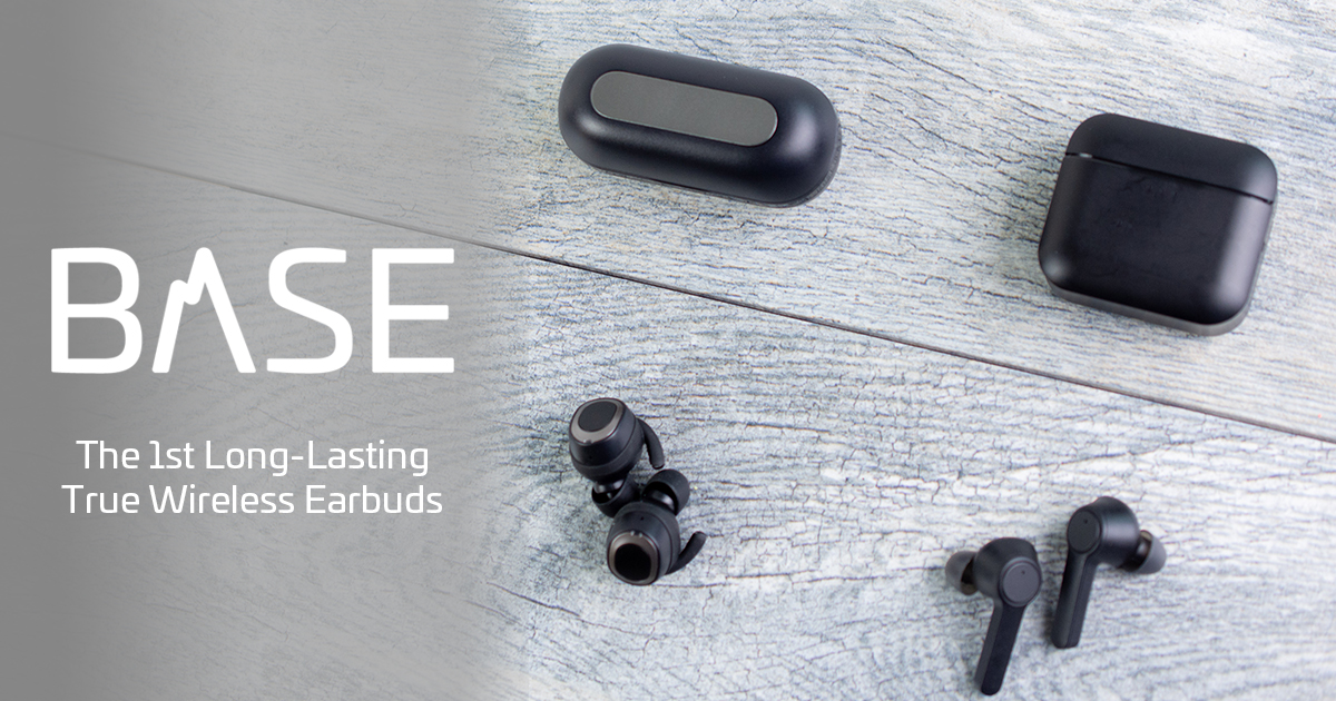 BASE: The First Long Lasting True Wireless Earbuds by BASE - Indiegogo