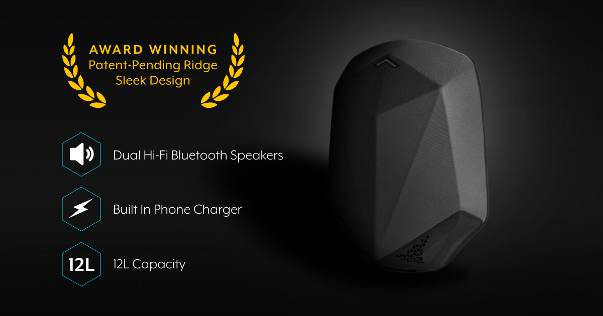 Speaker Backpack: Hi-Fi Sound in a 12L Pack by Stealth Labs - Indiegogo