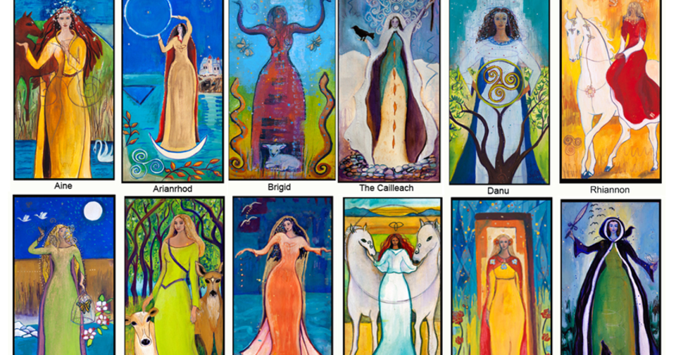 Celtic Goddess Oracle Cards-Wisdom of the Goddess by Judith Shaw ...