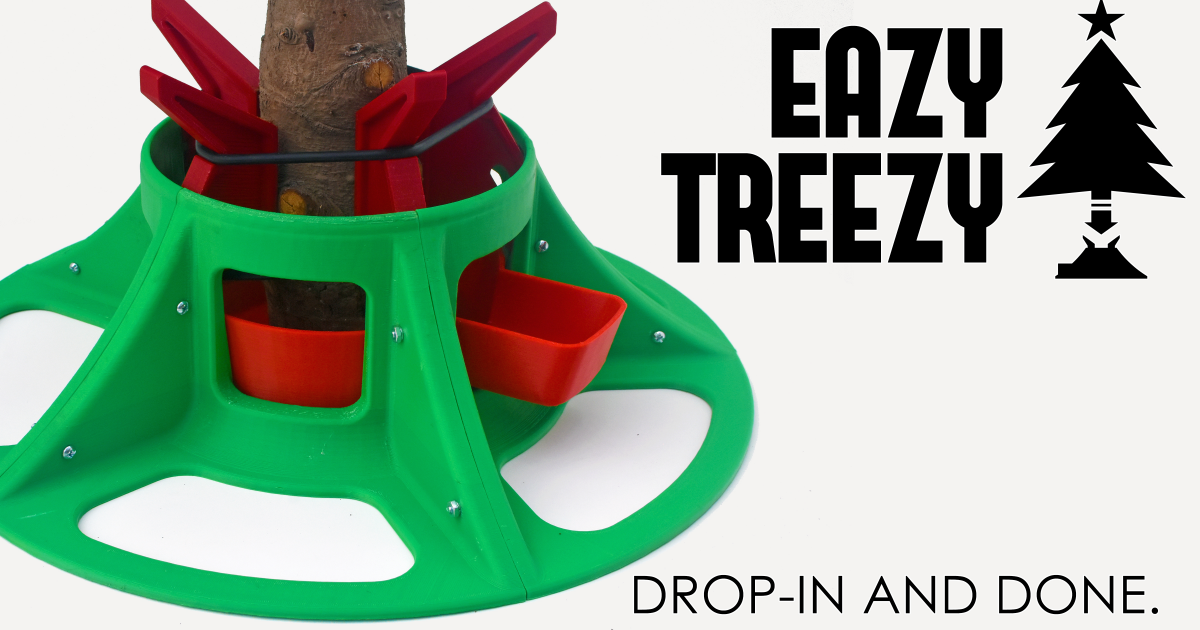 Eazy Treezy - The Drop-in Christmas Tree Stand by Ryan Wach - Indiegogo