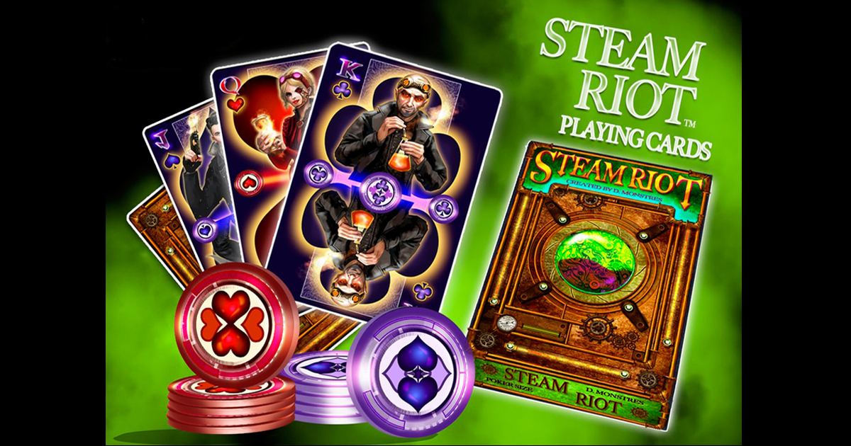 STEAM RIOT Playing Cards by D. Monstrz - Indiegogo