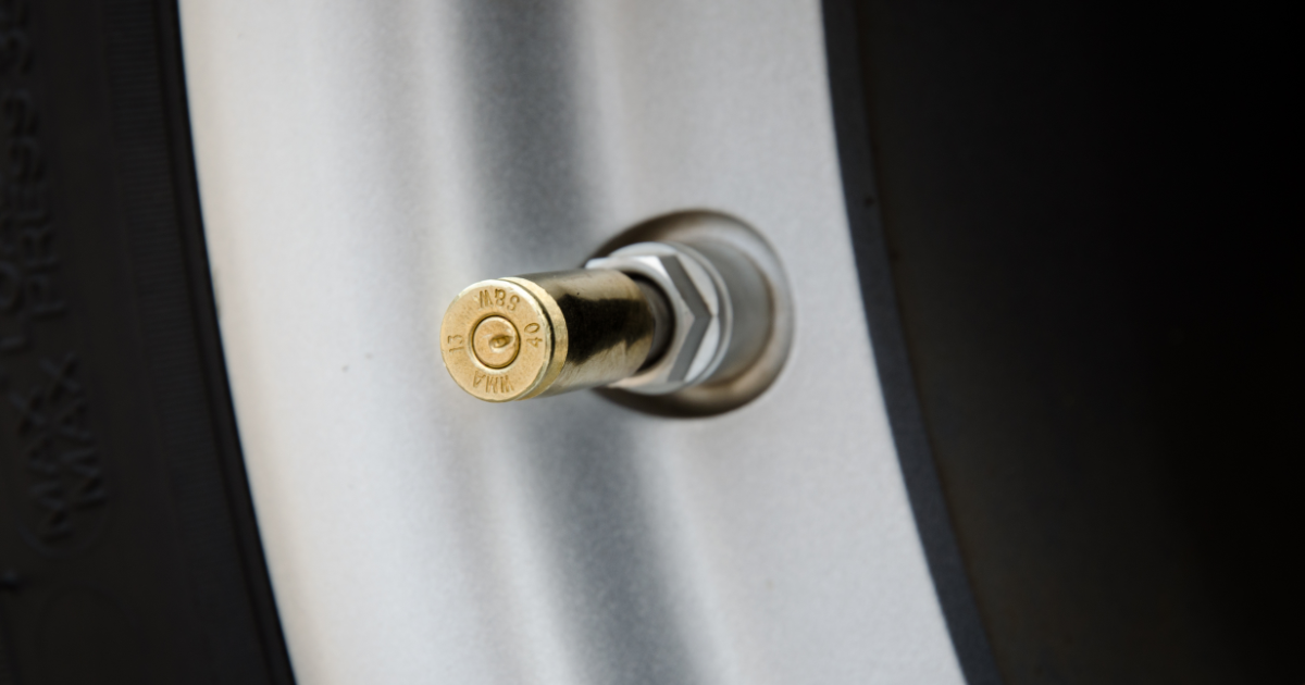 High-End Bullet Casing Tire Valve Caps by Hollow-Point Gear - Indiegogo