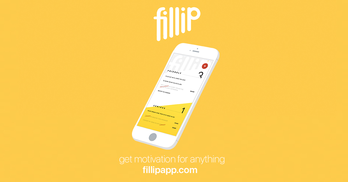 Fillip App - Motivational Task Manager by Fillip App - Indiegogo