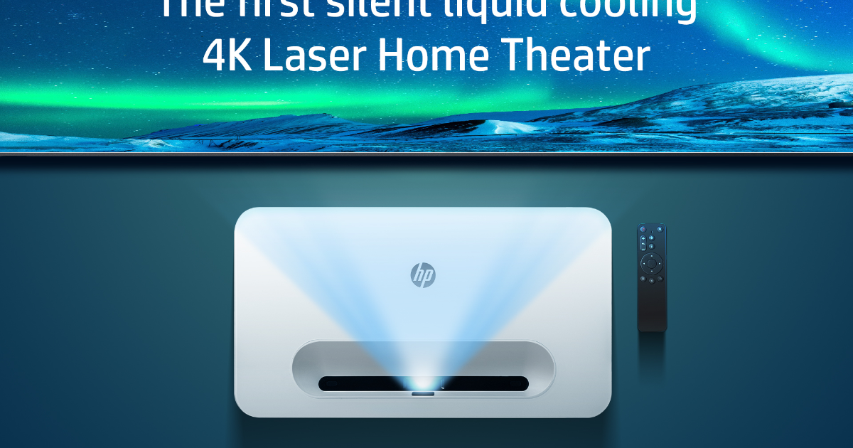 HP BP5000: World-1st Silent 4K Laser Projection TV by Gebecke ...