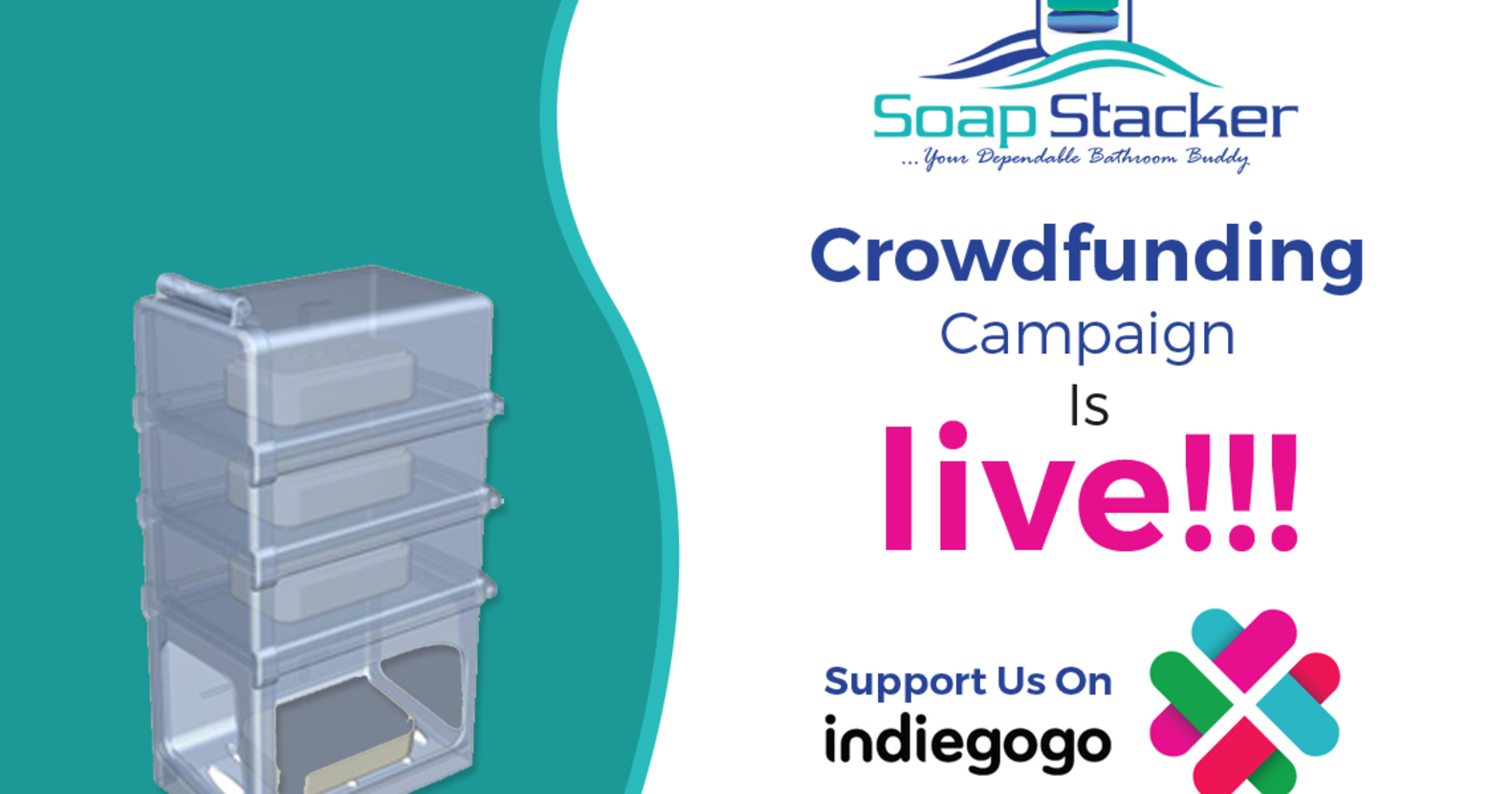 Soap Stacker - The Multiple Bar Soap Dispenser by 'Toyin Akinpade ...
