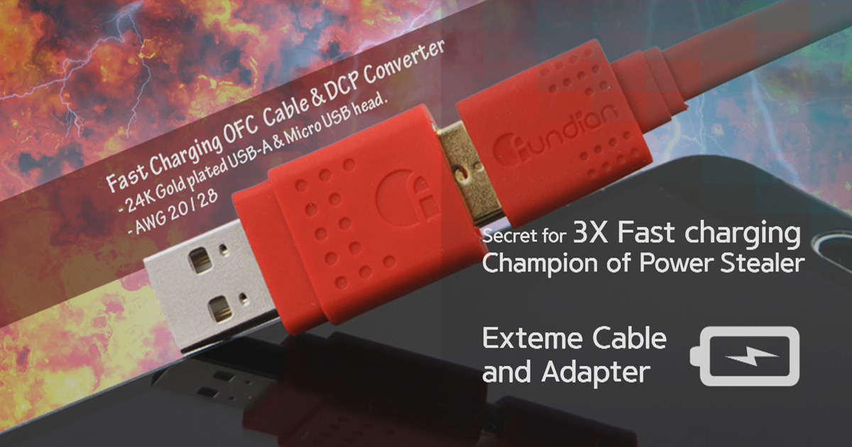 Extreme Cable and Adapter - 3X Fast Charging Speed by Felix Kim - Indiegogo