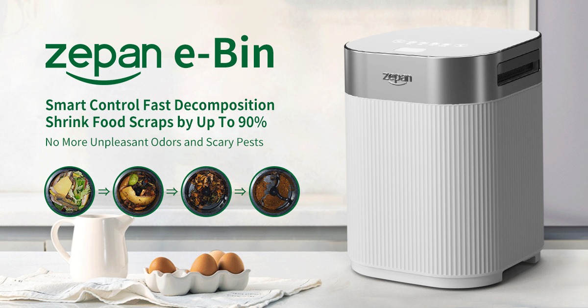 Zepan e-Bin: Turn Food Waste to Compost in 1.5 hrs by Zepan Kitchen ...