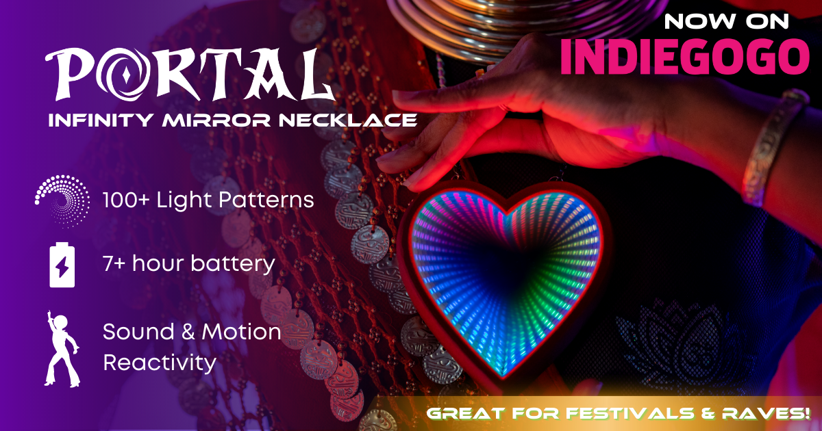 Portal: The Infinity Mirror Necklace by Portal Infinity Mirrors - Indiegogo
