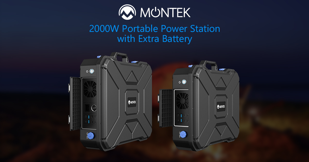 MONTEK 2000W Suitcase Power Station X1200 & X2000 by IMONTEK - Indiegogo