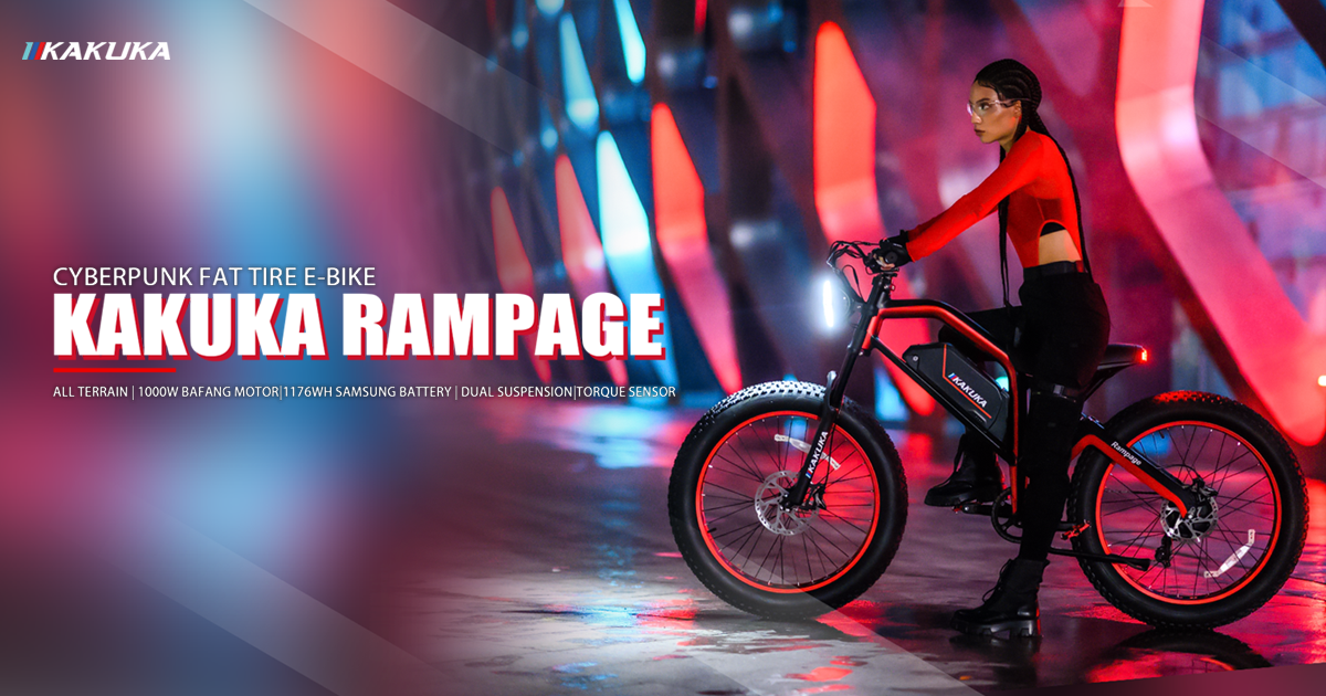Kakuka Rampage: The Cyberpunk Fat Tire E-bike by KAKUKA - Indiegogo