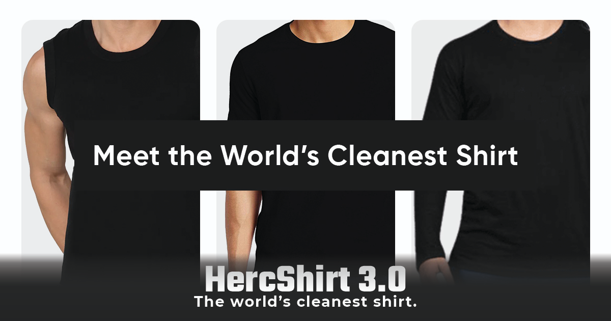 HercShirt 3.0 - The World's Cleanest Shirt! by HercLéon - Indiegogo