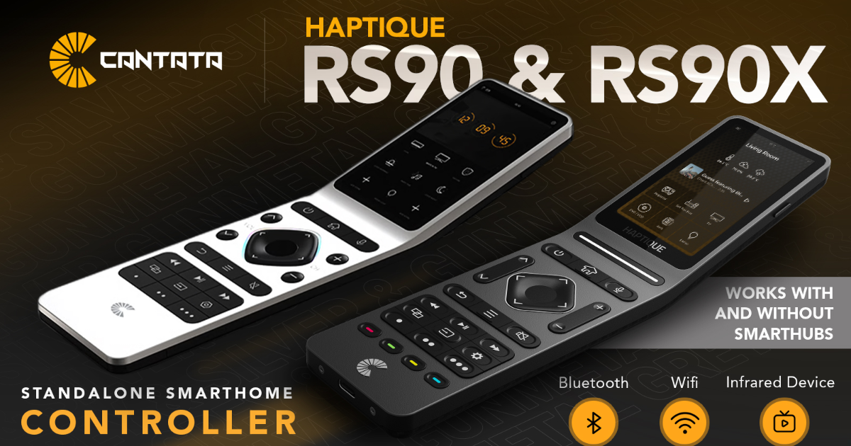 Universal Remote: Haptique RS90,90x & Extenders by Cantata - Indiegogo