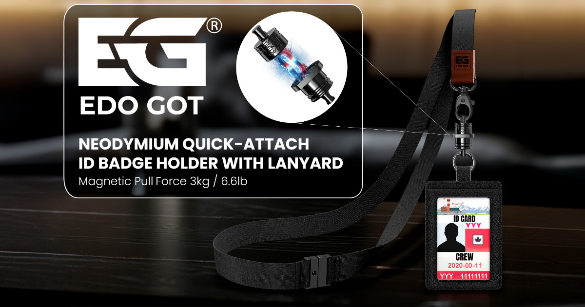 EDO GOT Magnetic Quick-Release Lanyard ID Badge by Edward Kralovensky ...