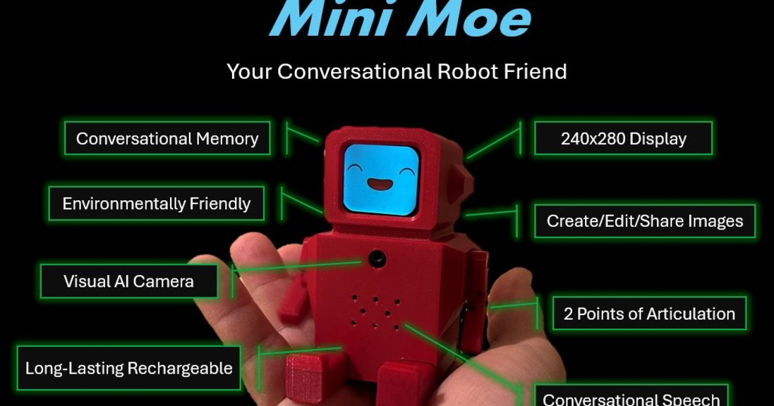 Mini Moe: Your Powerful Pocket-Sized AI Robot Pal by David Packman ...