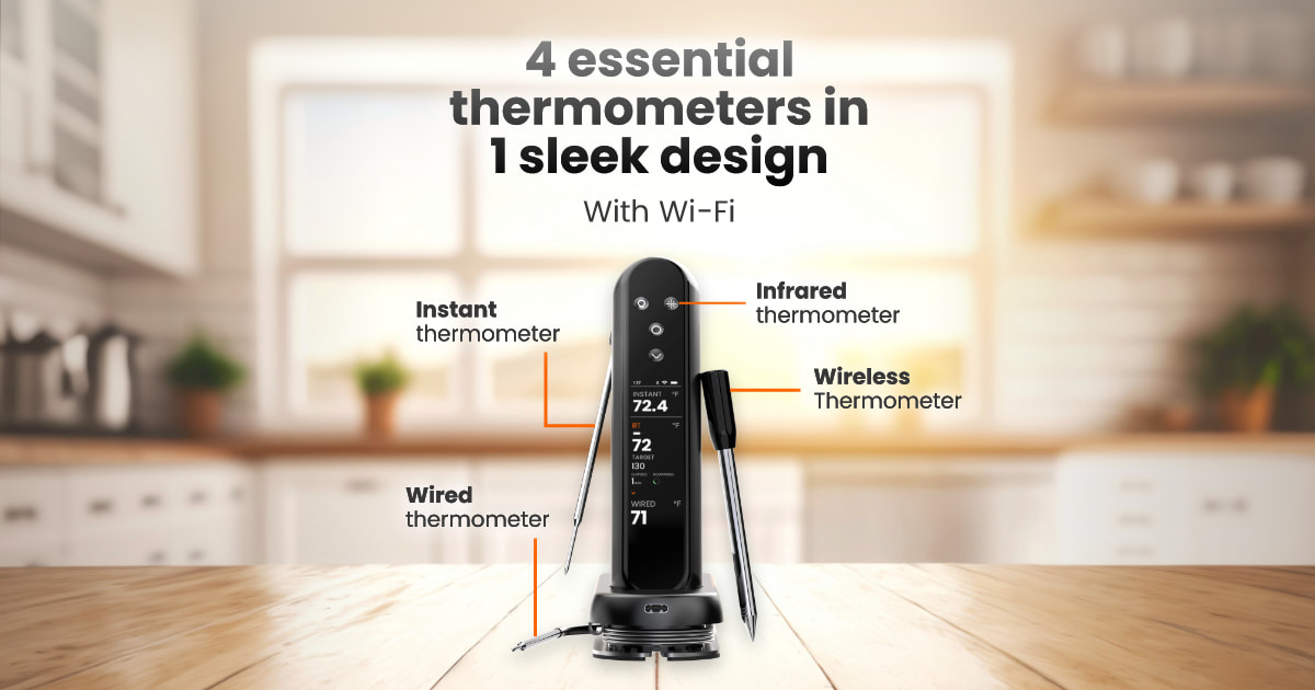 Temp it: The first 4 in 1 cooking thermometer by ORKA a Mastrad brand ...