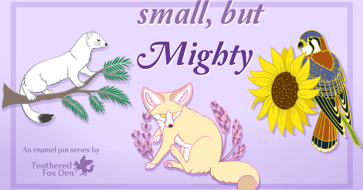 Small, but Mighty! An Enamel Pin series by Daphne Hoth - Indiegogo