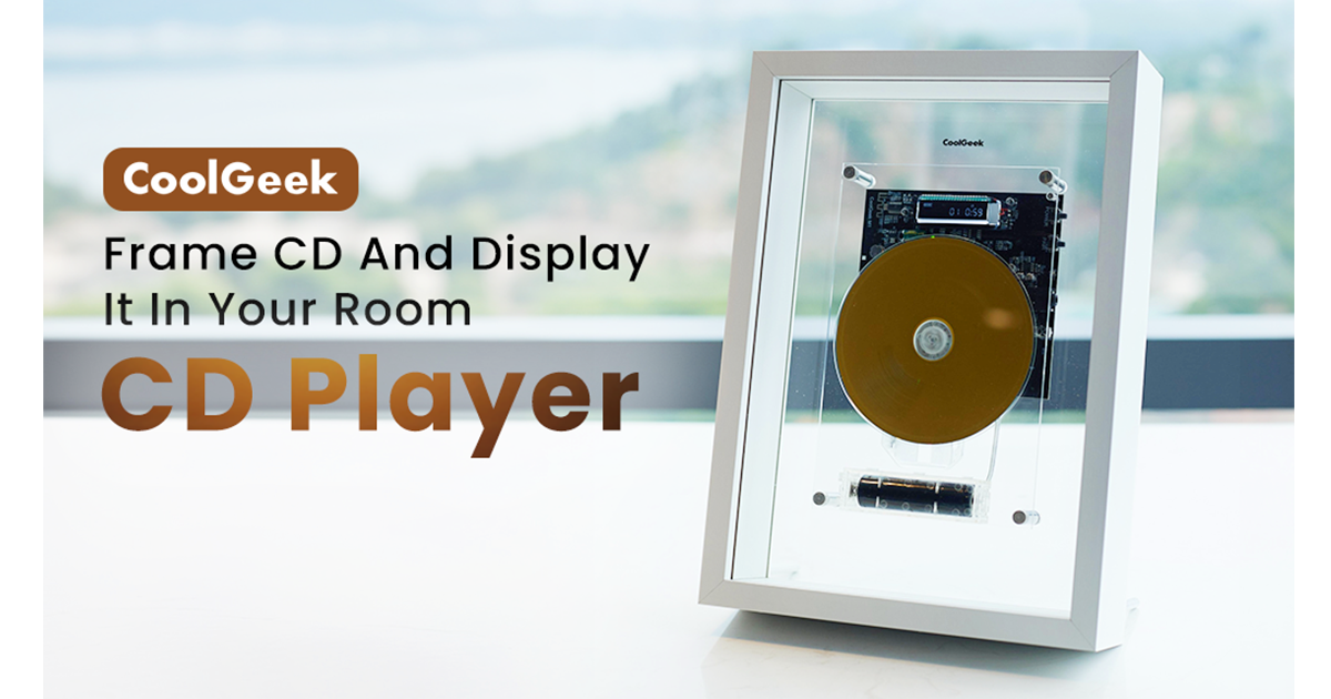 CoolGeek RetroWave Frame: Play & Display Your CDs by coolgeek coolgeek ...