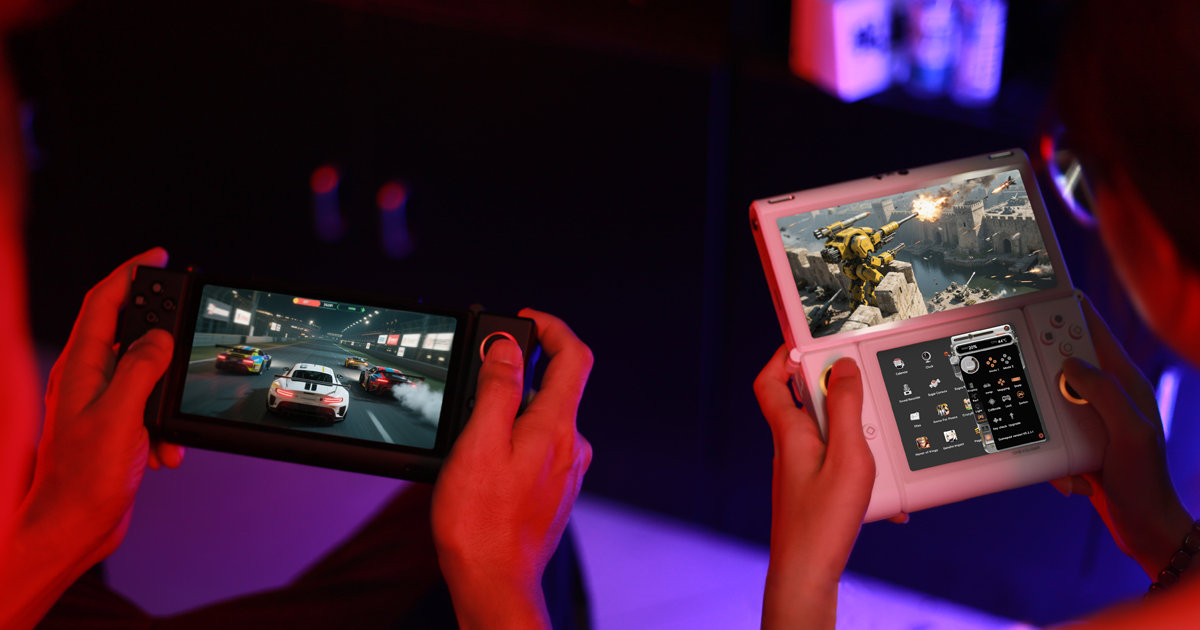 ONEXSUGAR: 1st Dual-Screen Transformable Handheld by OneXPlayer - Indiegogo