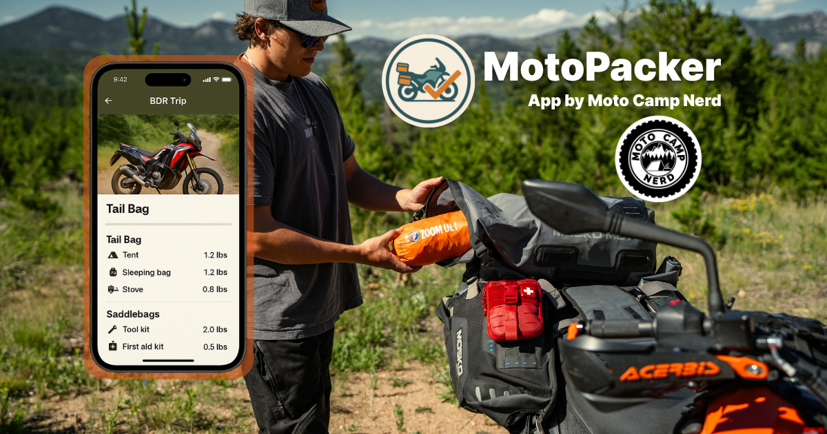 MotoPacker: The Packing App for Motorcycle Riders by Moto Camp Nerd ...