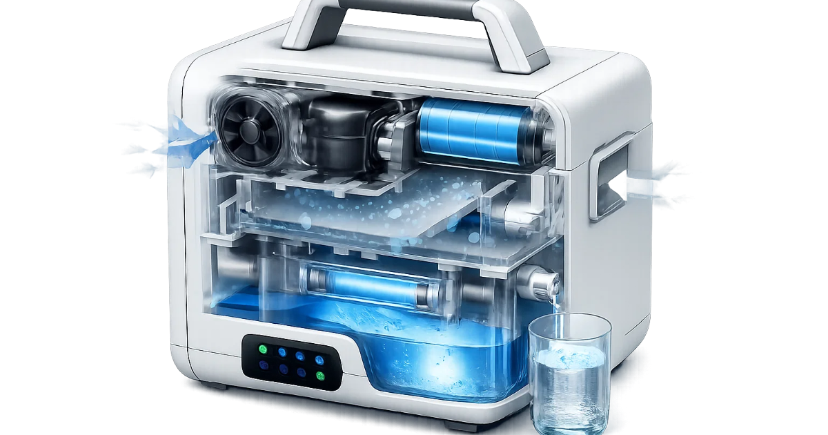 AeroHydrate - Solar Powered Portable Atmospheric Water Generator by ...