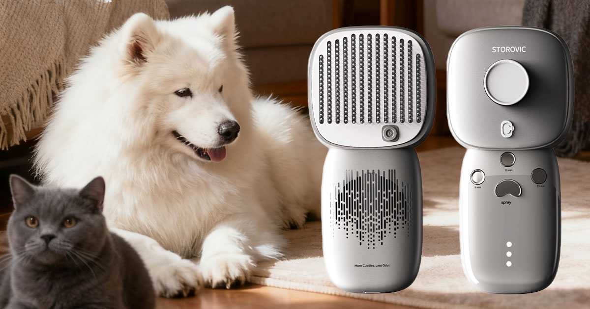 Storovic Cold Plasma Brush：Next-Gen Tech Pet Care by STOROVIC - Indiegogo