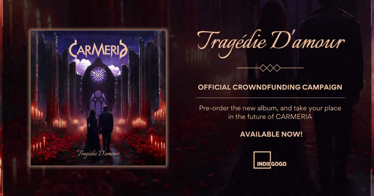 CARMERIA launch new album: Tragédie D'amour by CARMERIA - Indiegogo
