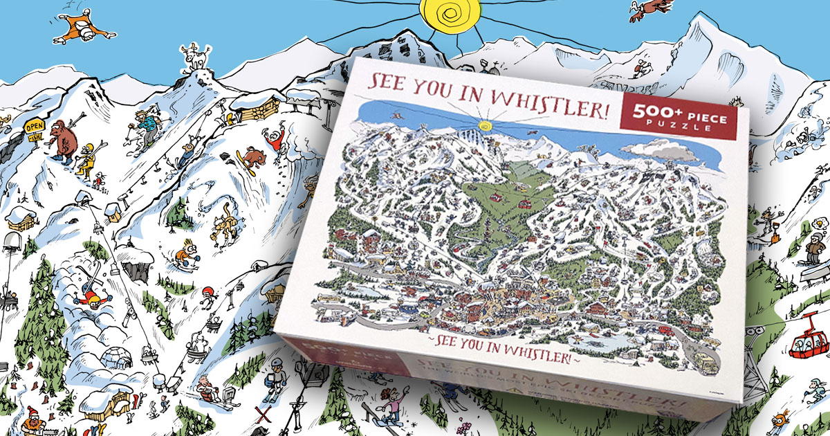 Whistler Cartoon Jigsaw Puzzle Fundraiser 2.0 by Lorne Craig - Indiegogo