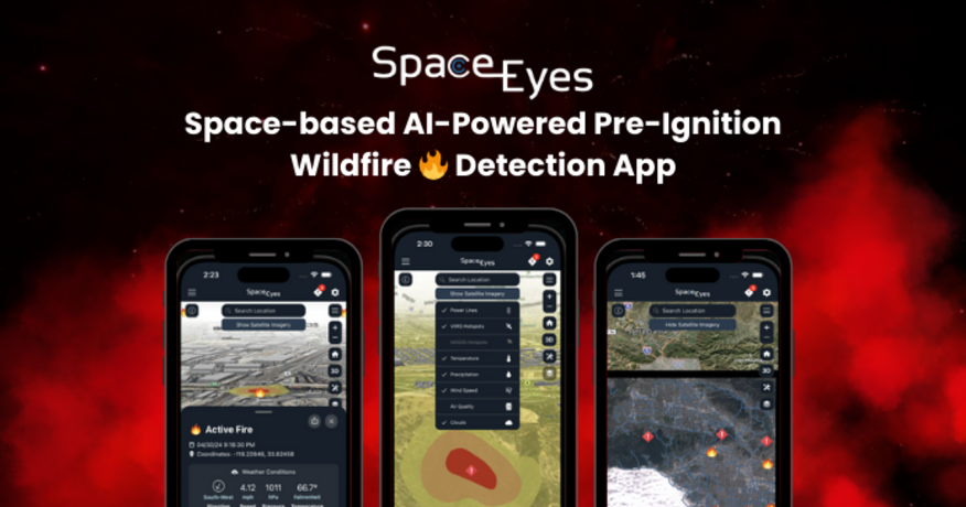 Space Eyes: Pre-Ignition Wildfire Detection AI App by Space Eyes ...