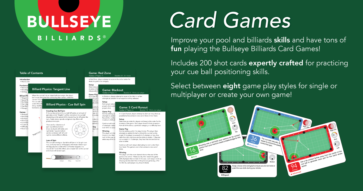 Bullseye Billiards Card Games by Jeremiah Gage - Indiegogo