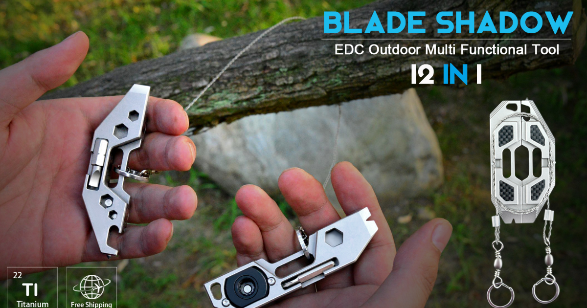 Titanium Blade Shadow: EDC Steel WireSaw by Comandi - Indiegogo
