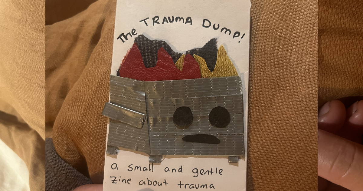 the trauma dump: a small, gentle art installation by Leni Papaloukas ...