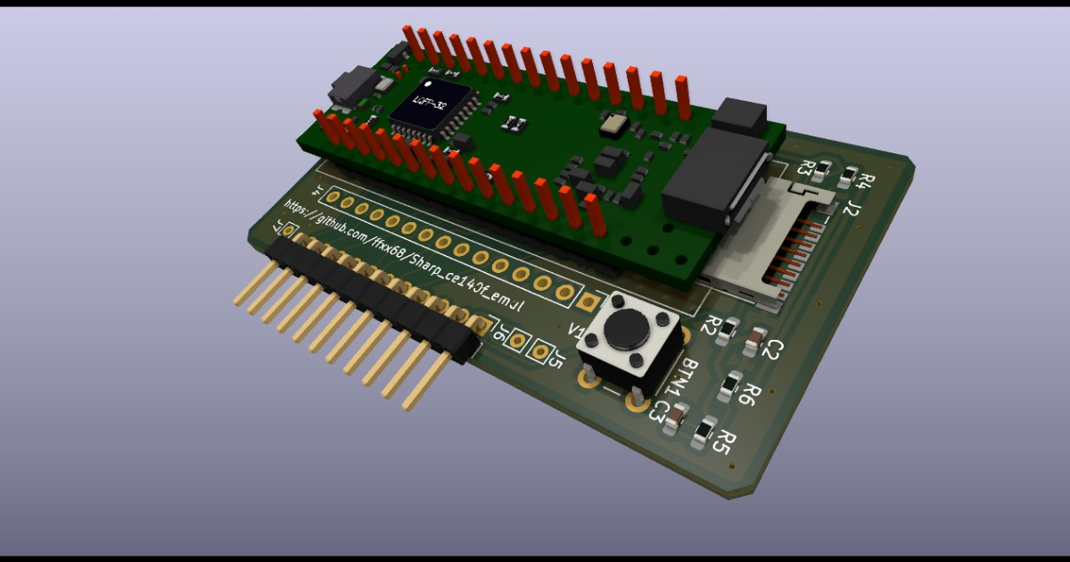 Sharp CE-140F Disk Drive emulator by FABIO FUMI - Indiegogo