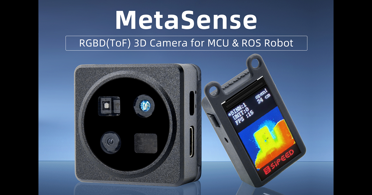 MetaSense: RGBD ToF 3D Camera for MCU & ROS Robot by Wu Caesar ...