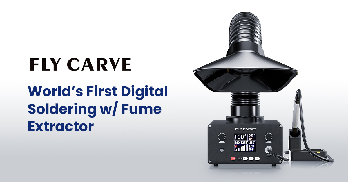 F1, World’s First Digital Soldering Fume Extractor by Fly Carve Team ...