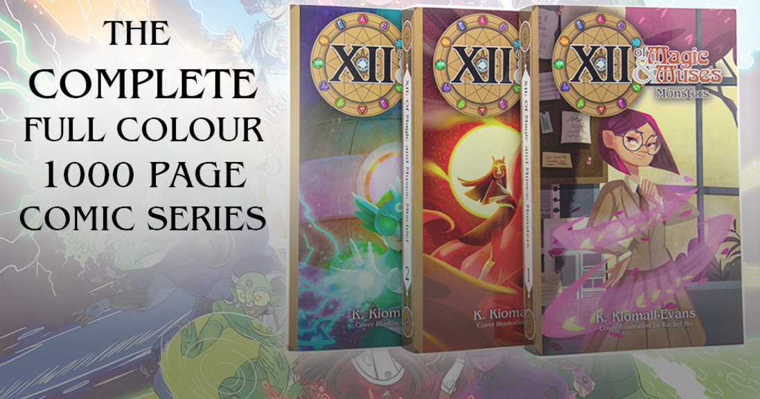 Of Magic & Muses - A Magical Girl Comic Trilogy by Kristen Kiomall ...