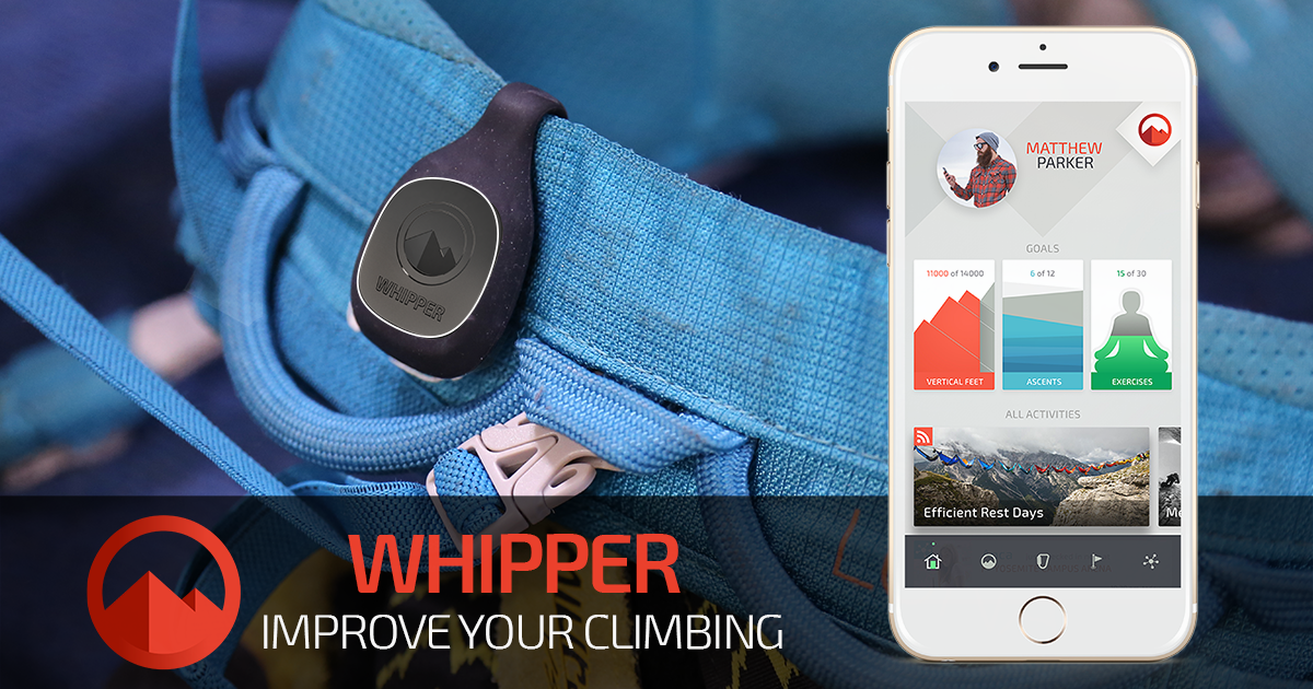 Whipper: World’s 1st Climbing Performance Tracker by Whipper Inc ...