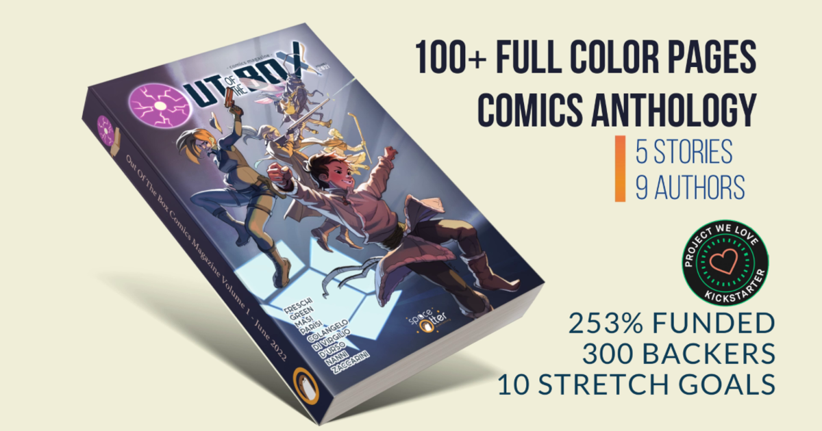 Out Of The Box Comics Magazine by Space Otter Publishing - Indiegogo