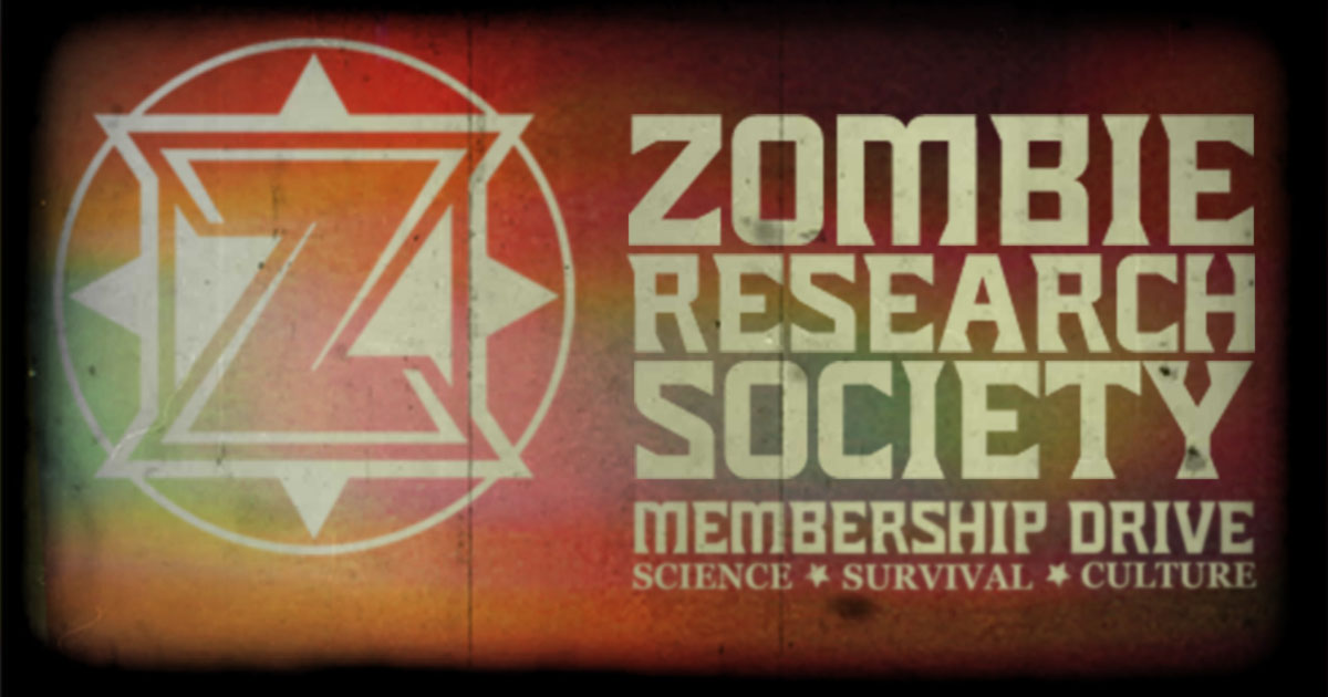 ZOMBIE RESEARCH SOCIETY: Membership Drive by Luke Boyd - Indiegogo