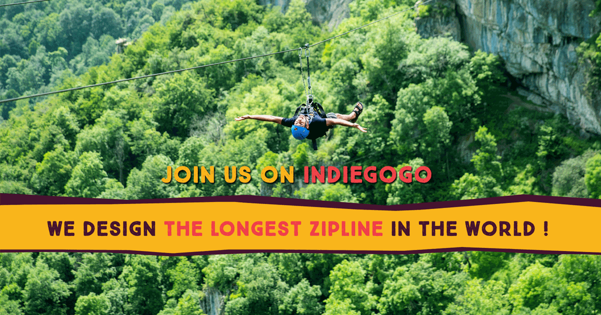 The longest Zip-line in the world! by Yell Extreme Park - Indiegogo