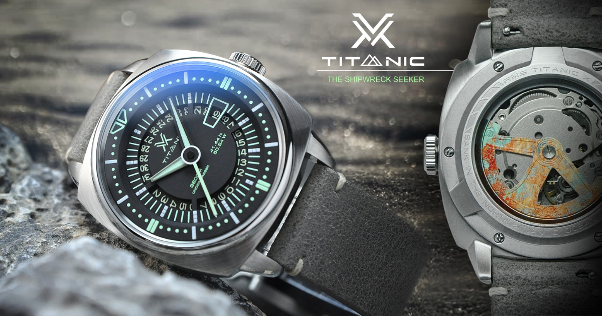 TITANIC X: A dive watch with an anchor rotor by OVD Watches - Indiegogo